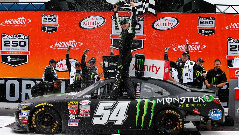 Kyle Busch wins XFINITY race at Michigan - Official Site Of NASCAR