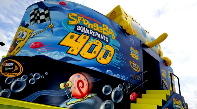 SpongeBob's NASCAR integration a swimming success - Official Site Of NASCAR