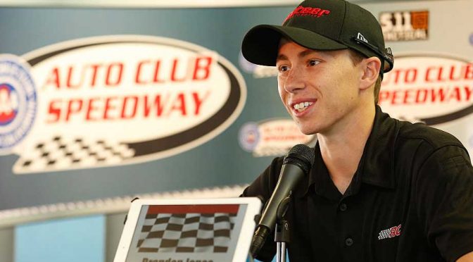 XFINITY rookie Brandon Jones to tackle Auto Club - Official Site Of NASCAR