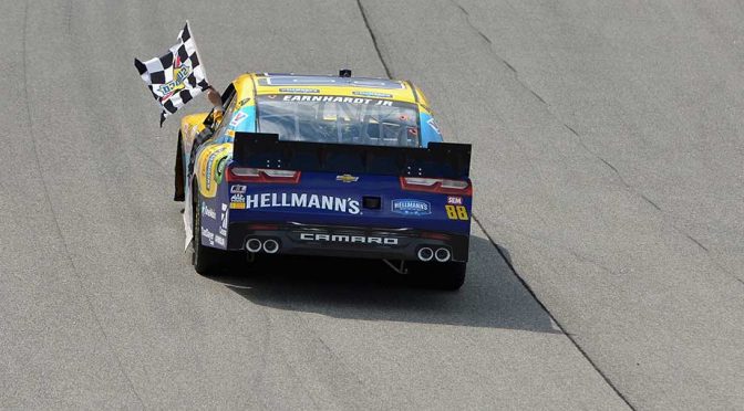No burnout after win? Dale Jr. explains - Official Site Of NASCAR