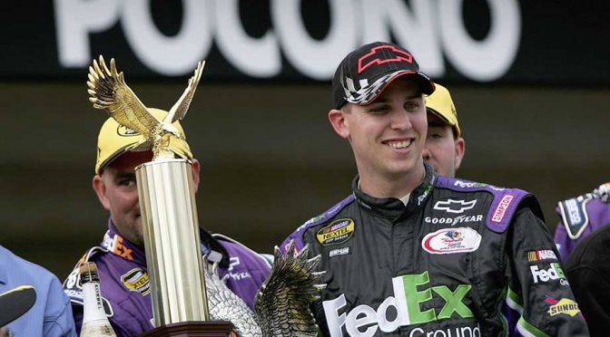 #TBT: Denny Hamlin's first career Cup win - Official Site Of NASCAR