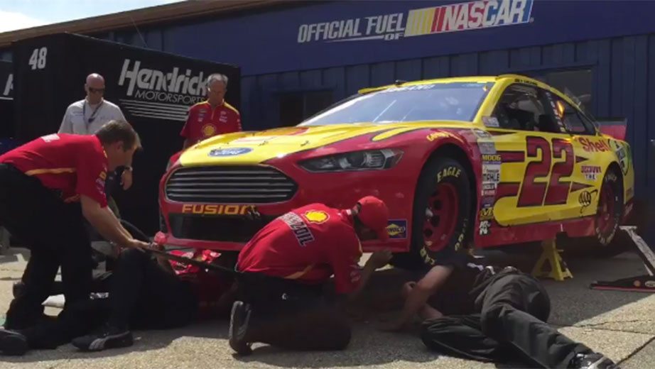 NASCAR confiscates Team Penske's splitters - Official Site Of NASCAR