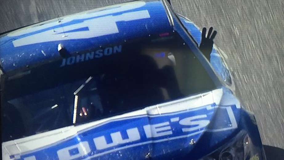 Jimmie Johnson pays respect to Dale Earnhardt | Official Site Of NASCAR
