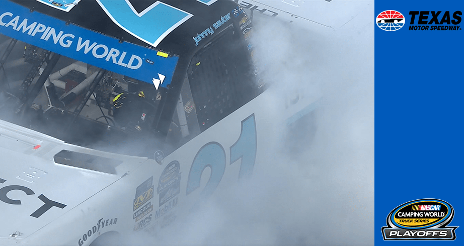 Sauter celebrates after advancing to Championship 4 - Official Site Of ...