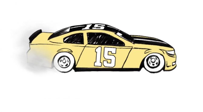 How To Draw A Nascar Step By Step