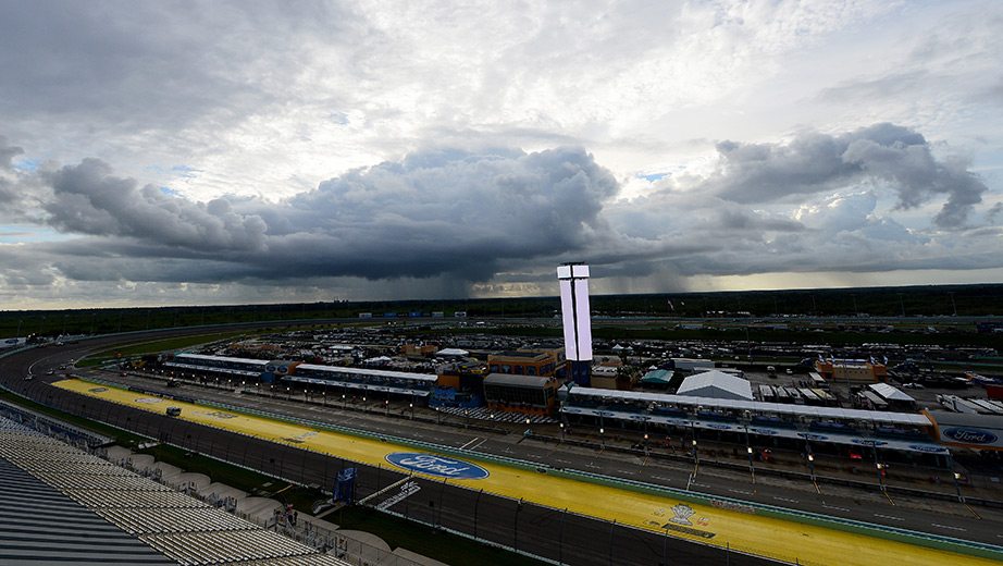 Rain delays Sprint Cup Series race at Miami | Official Site Of NASCAR