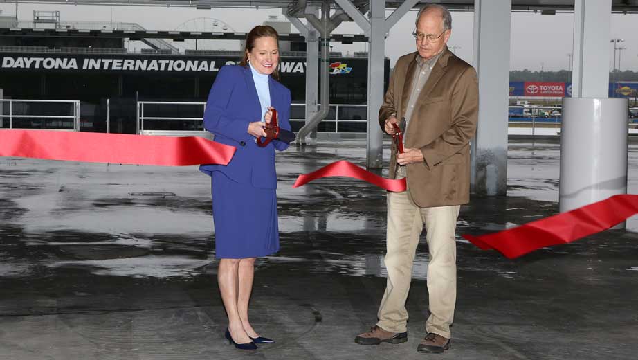 Ribbon-cutting ushers in new era for Daytona - Official Site Of NASCAR