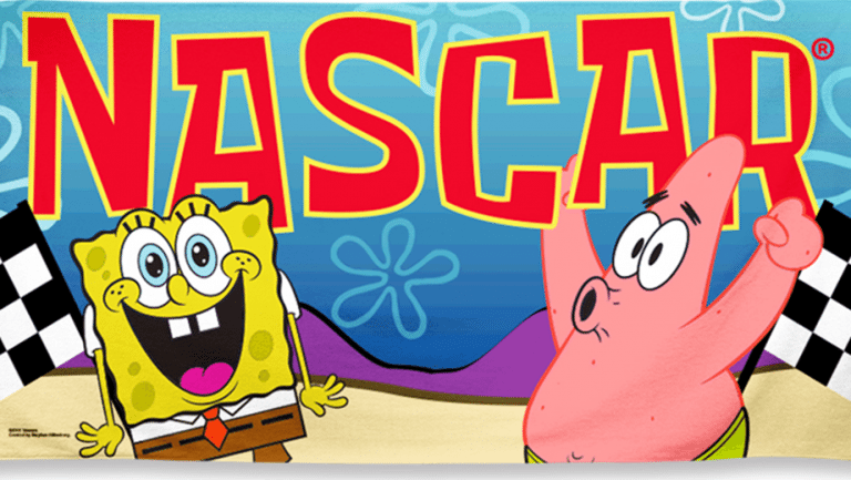 SpongeBob, NASCAR team up for new apparel - Official Site Of NASCAR