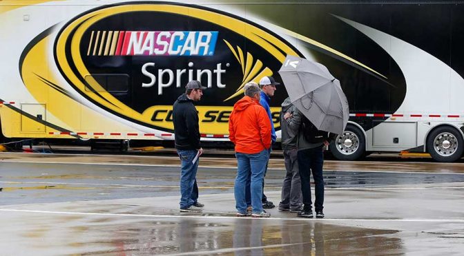Rain shifts on-track action to Saturday - Official Site Of NASCAR