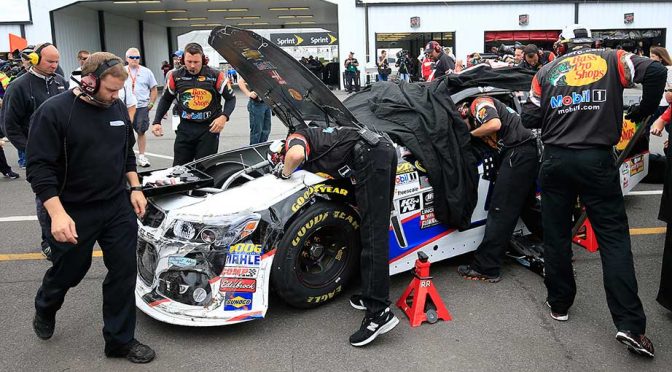 Turn 2 bumps ramp up challenge at Pocono | Official Site Of NASCAR
