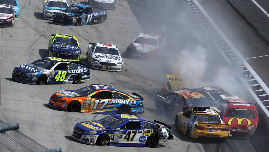 Botched restart sets off 18-car wreck at Dover - Official Site Of NASCAR