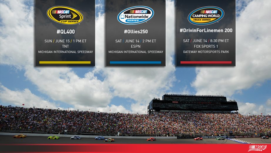 How to follow this week's Michigan, Gateway races - Official Site Of NASCAR
