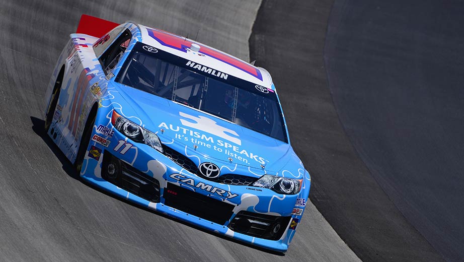 Hamlin in a hurry, seals second straight pole | Official Site Of NASCAR