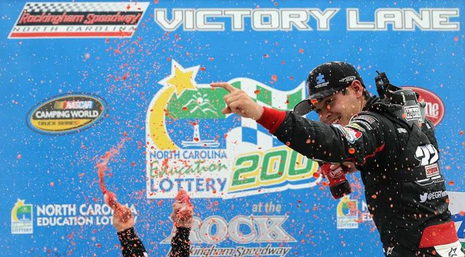 Historic win doesn't faze 20-year-old Larson - Official Site Of NASCAR