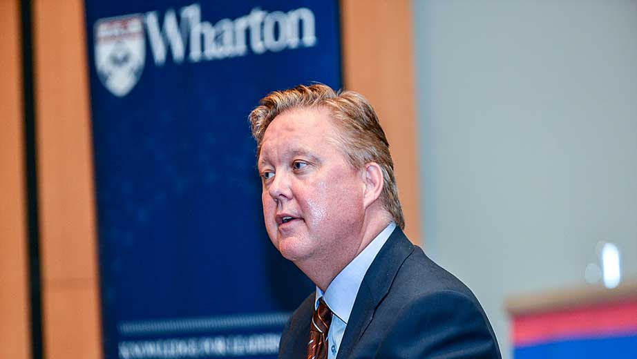 Brian France demonstrates leadership at Wharton - Official Site Of NASCAR