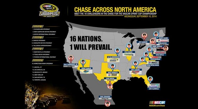 Chase Across North America: 16 drivers, 16 cities - Official Site Of NASCAR