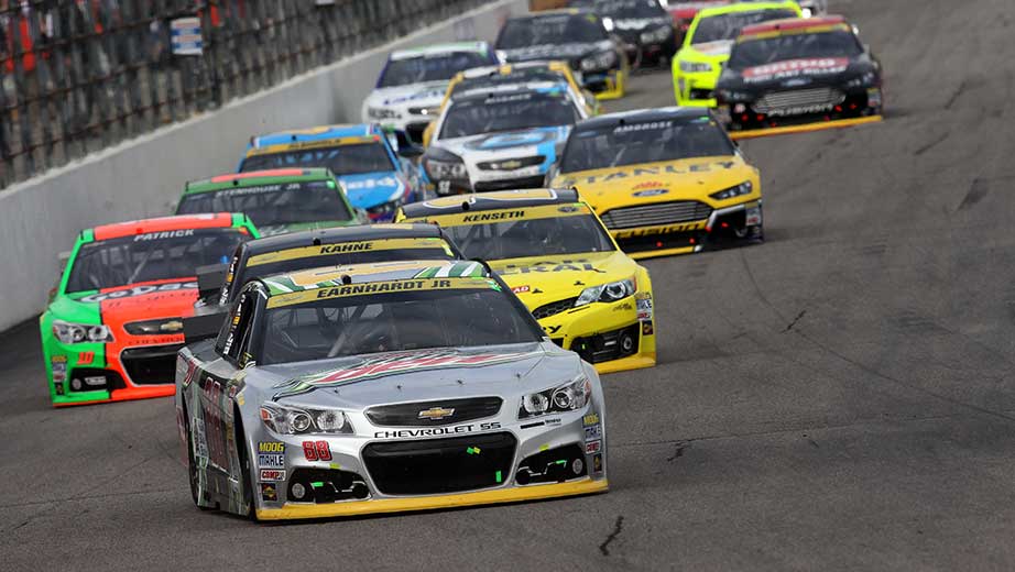 Dale Jr. runs out of tires, salvages top 10 - Official Site Of NASCAR
