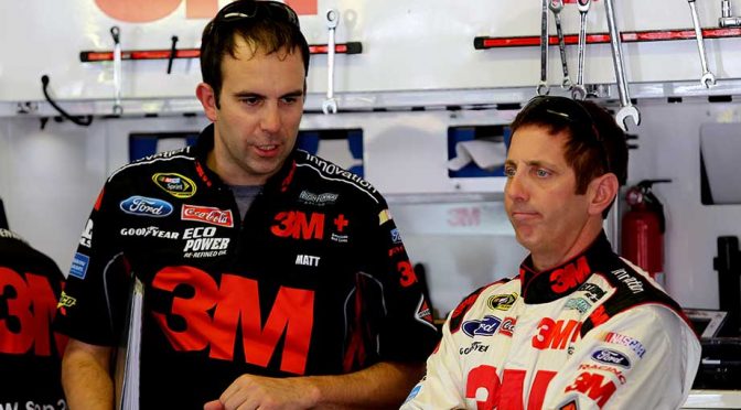 Biffle gambles for top five, needs speed for win - Official Site Of NASCAR