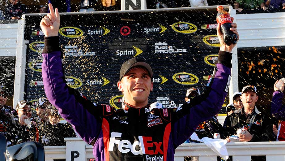 Denny Hamlin has four wins at Pocono | Official Site Of NASCAR
