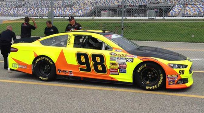 Political scheme stripped from No. 98 car - Official Site Of NASCAR
