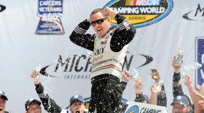 Sauter edges teammate for Michigan Truck win | Official Site Of NASCAR