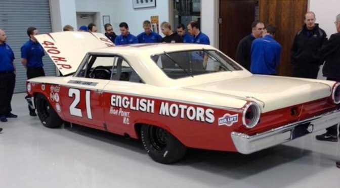 '63 Daytona winner rolls on for Wood Brothers - Official Site Of NASCAR