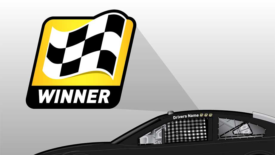 Decal to emphasize importance of winning - Official Site Of NASCAR