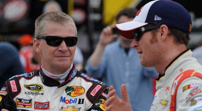 Broken tailpipe hampers Burton's run - Official Site Of NASCAR