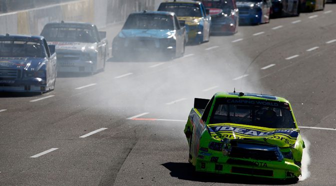 Crafton survives wild Martinsville finish - Official Site Of NASCAR
