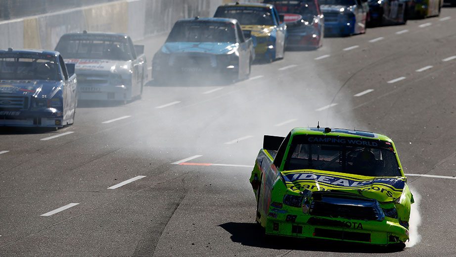 Crafton survives wild Martinsville finish | Official Site Of NASCAR