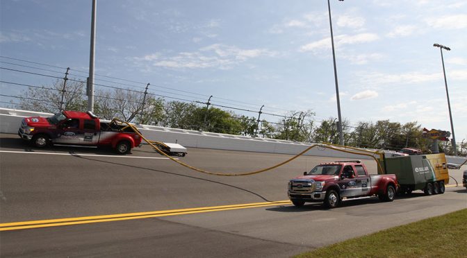 NASCAR unveils 'Air Titan' track-drying system - Official Site Of NASCAR