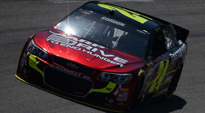 Two-time winner Gordon takes final practice - Official Site Of NASCAR