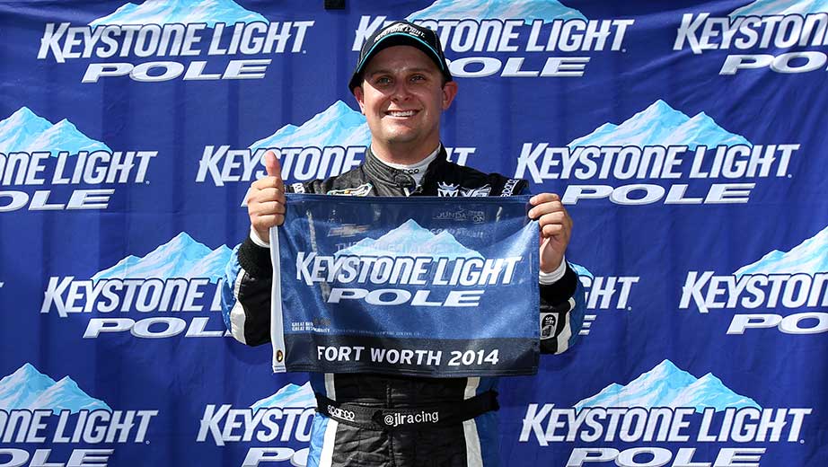 Justin Lofton wins Keystone Light Pole Award - Official Site Of NASCAR