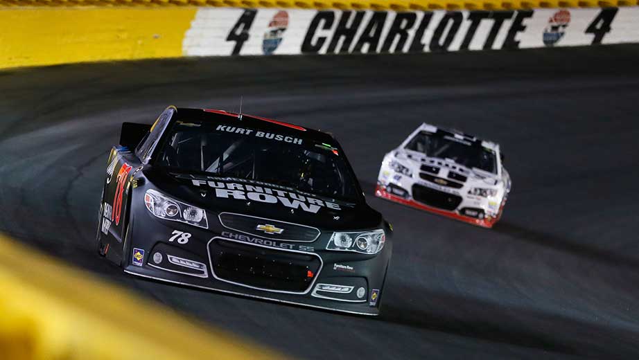 Kurt Busch fastest in first Charlotte practice - Official Site Of NASCAR