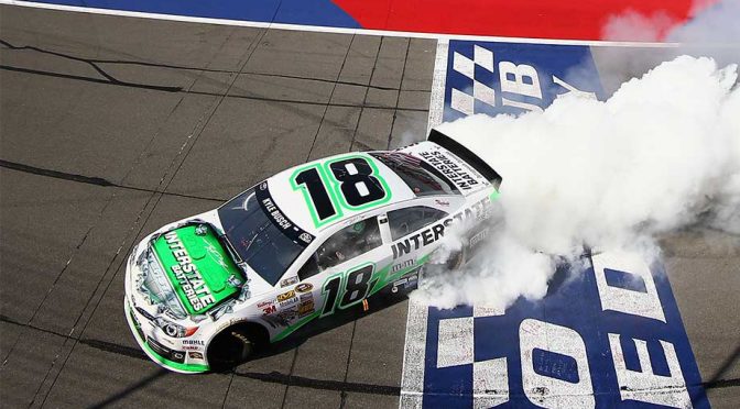 Kyle Busch wins dramatic Auto Club 400 - Official Site Of NASCAR