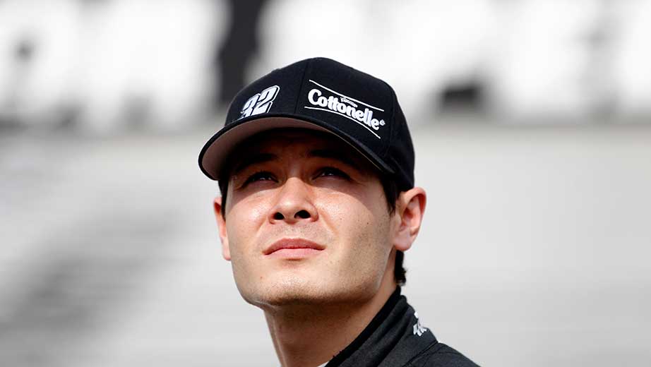Larson builds steam in rookie race - Official Site Of NASCAR