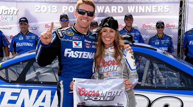 Edwards speeds to Coors Light Pole - Official Site Of NASCAR