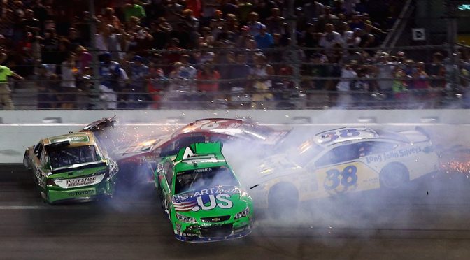 Despite wreck, Patrick proud of strong race - Official Site Of NASCAR