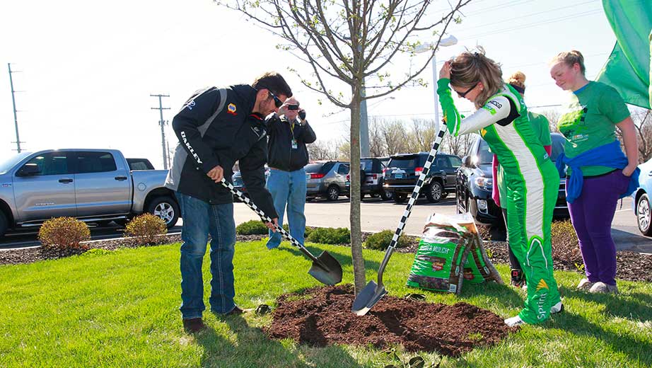 NASCAR tree planting initiative hits six figures - Official Site Of NASCAR