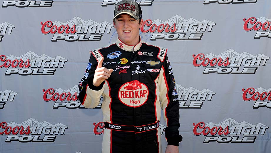 Ty Dillon lands first Nationwide pole - Official Site Of NASCAR