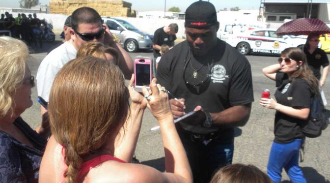 Day 2: Herschel Walker gains notice for ride - Official Site Of NASCAR
