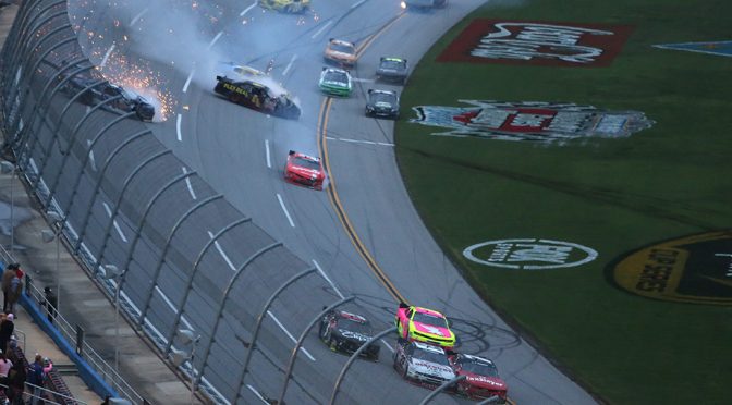 Firestorm: Multicar crash erupts at finish - Official Site Of NASCAR