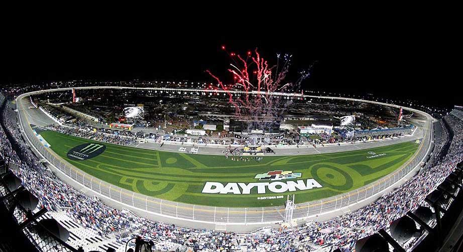 'Happy accident' leads to Daytona grass infield look | NASCAR.com