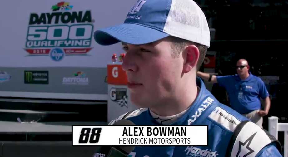 Bowman: Pole win means more control over destiny | Official Site Of NASCAR