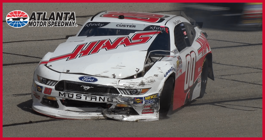 Custer wrecks after contact with Nemechek | NASCAR.com