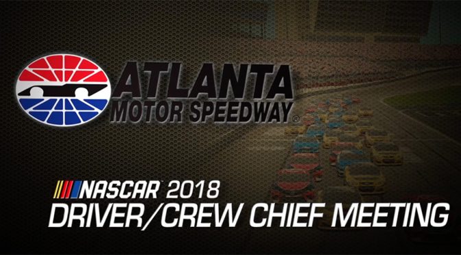 Watch: Driver meeting video for Atlanta | NASCAR.com