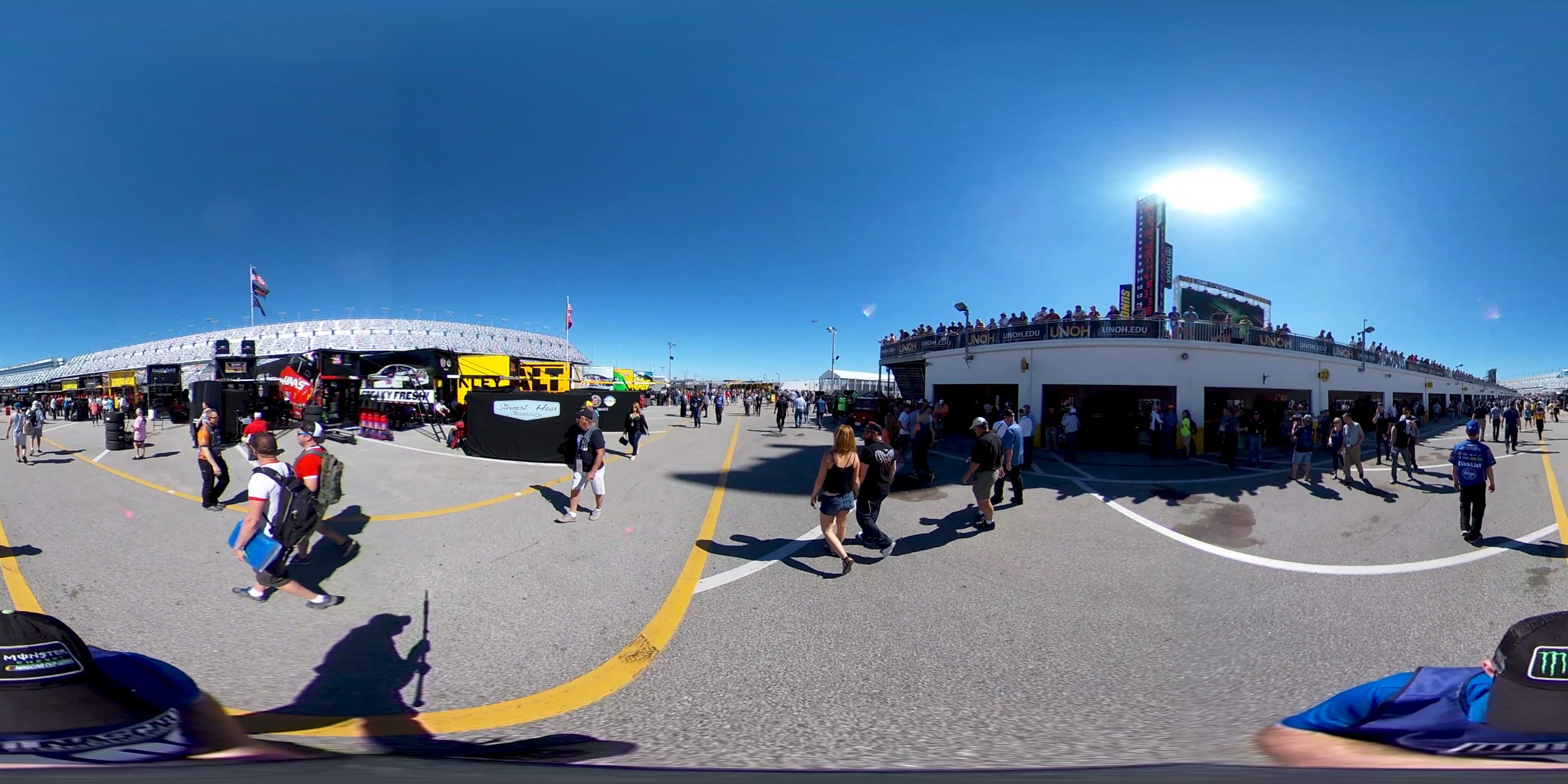 360 Video of Garage Tour at Daytona 500 | Official Site Of NASCAR