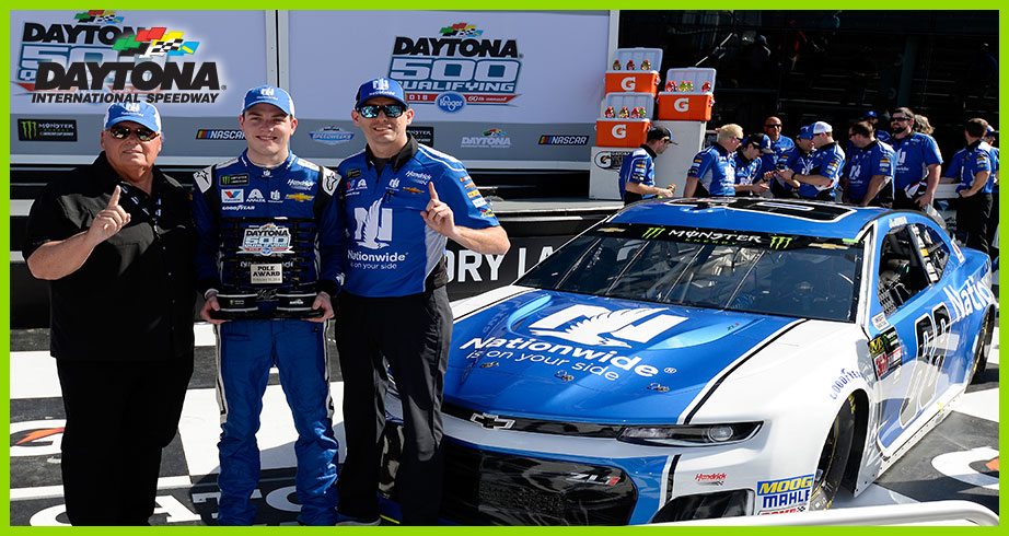 Alex Bowman, Greg Ives react to winning Daytona 500 pole | NASCAR.com
