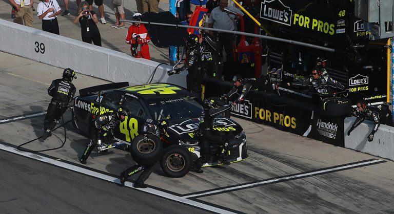 NASCAR pit stops with five crew members still evolving | NASCAR.com
