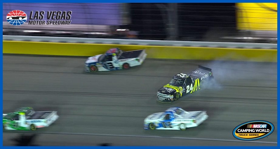 Justin Haley goes for a spin in Las Vegas Truck race | NASCAR.com